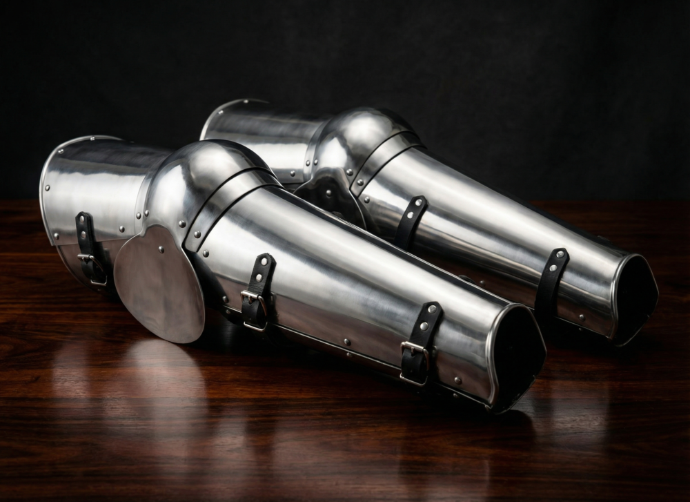Bareena - Medieval Articulated Leg Armor | Stainless | Mild Steel ...